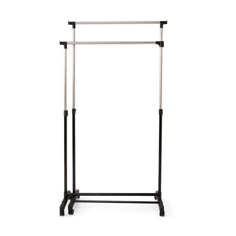 Dual Opening Garment Rack - Black - Kmart NZ