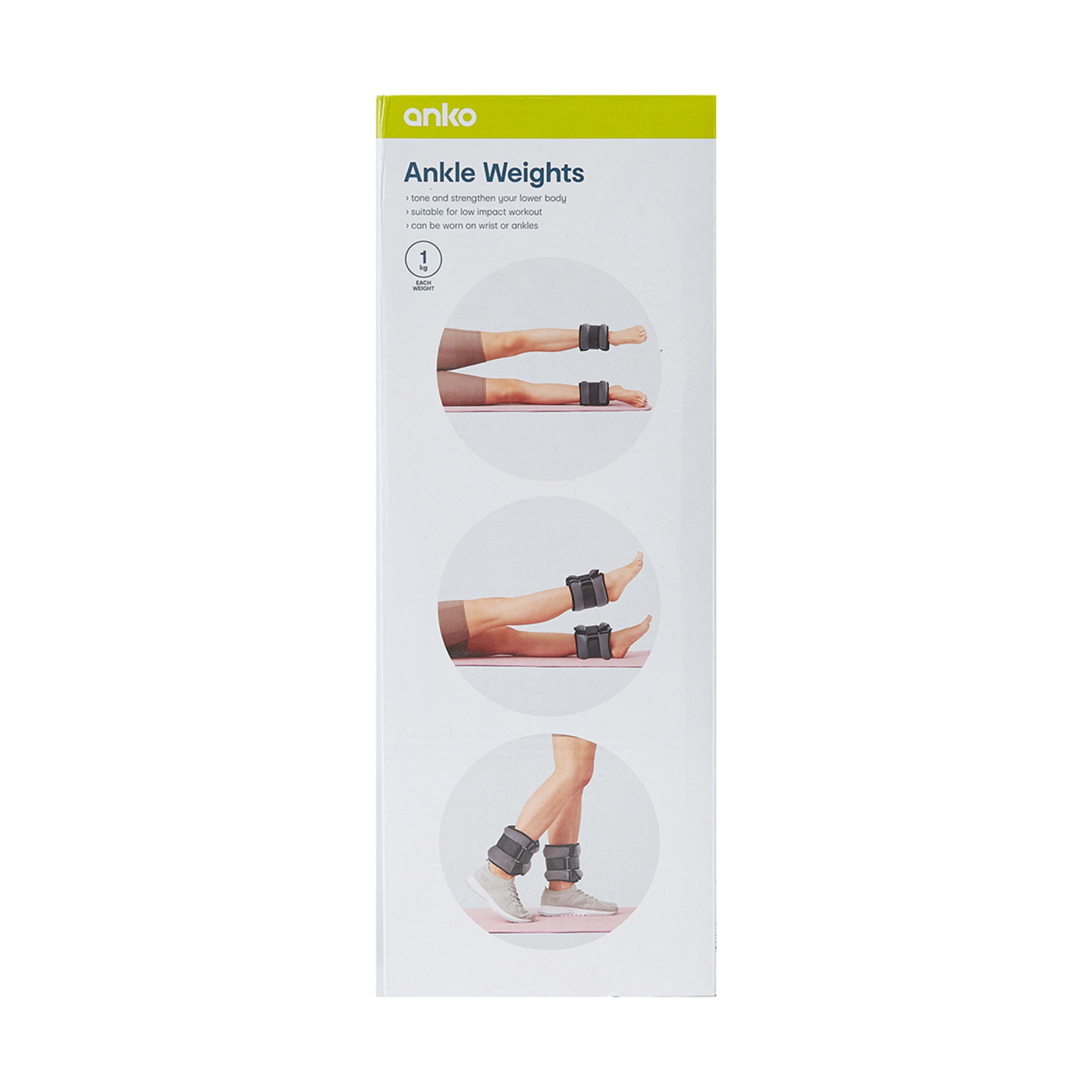 Ankle Weights - 1kg - Kmart