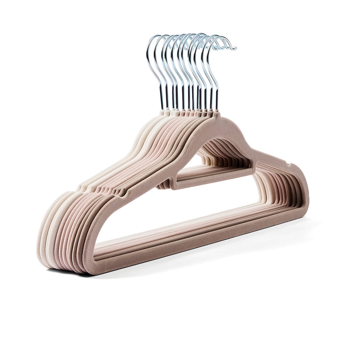 12 Pack Flocked Hangers - Kmart