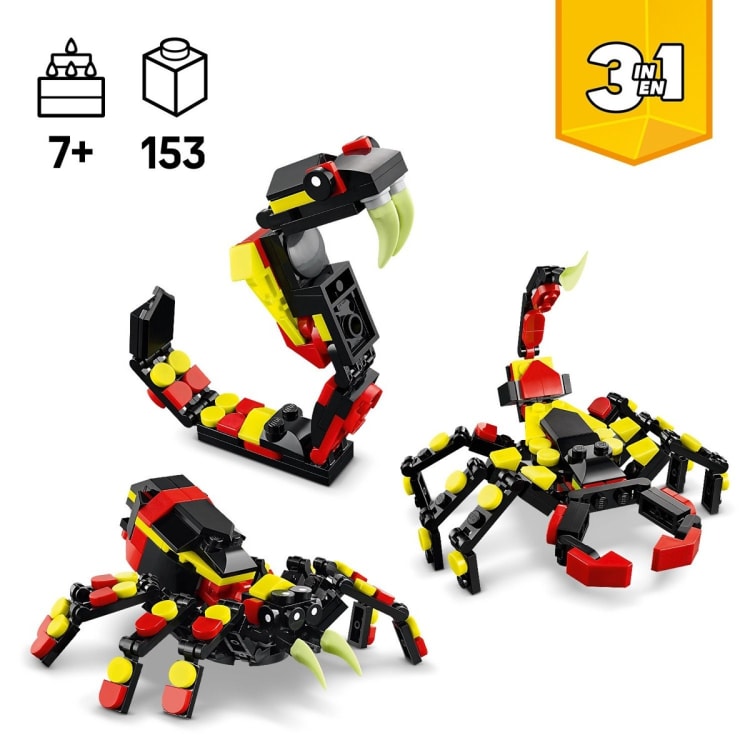 LEGO Creator Wild Animals: Surprising Spider 31159 - Kmart NZ