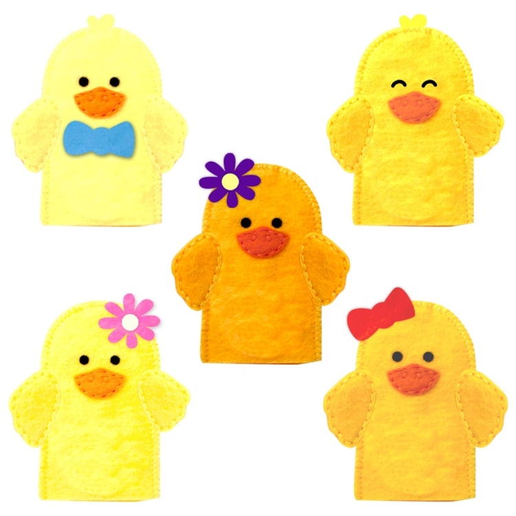 Five Little Ducks Finger Puppet Book - Kmart