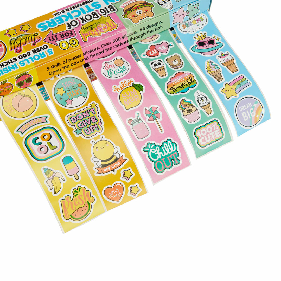 Big Box of Fun Stickers with Dispenser Box - Kmart
