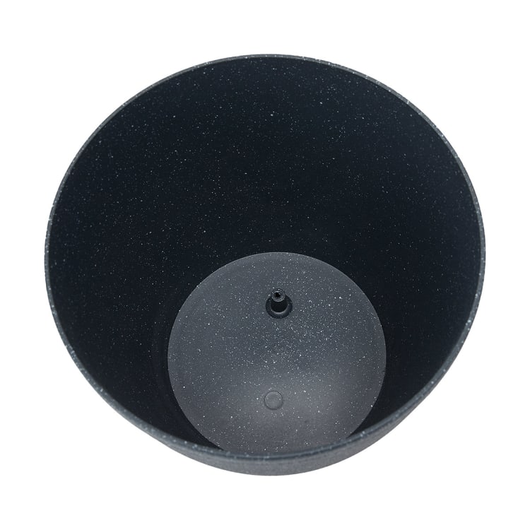 28cm Textured Pot - Grey - Kmart