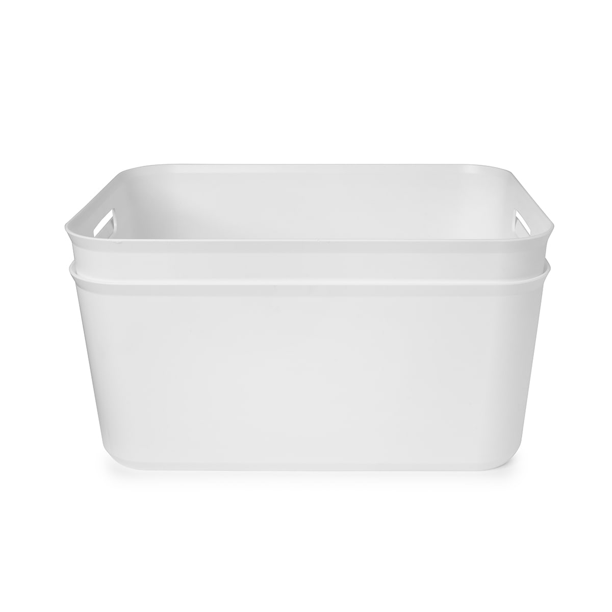 2 Pack 12.5L Utile Large Tubs - White - Kmart NZ