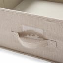 Linen Look Underbed Storage Box - Beige - Kmart