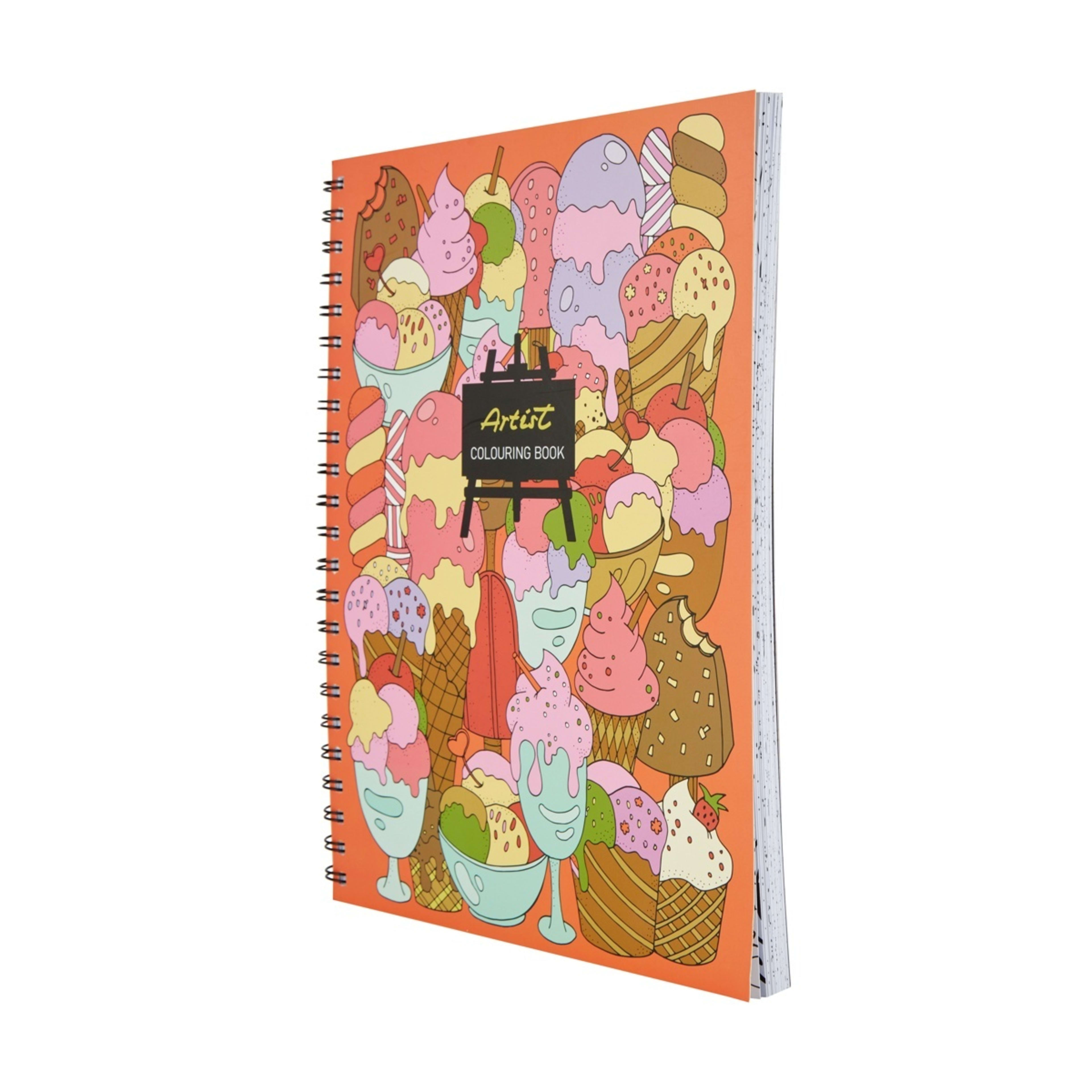 Artist Colouring Book - Food - Kmart