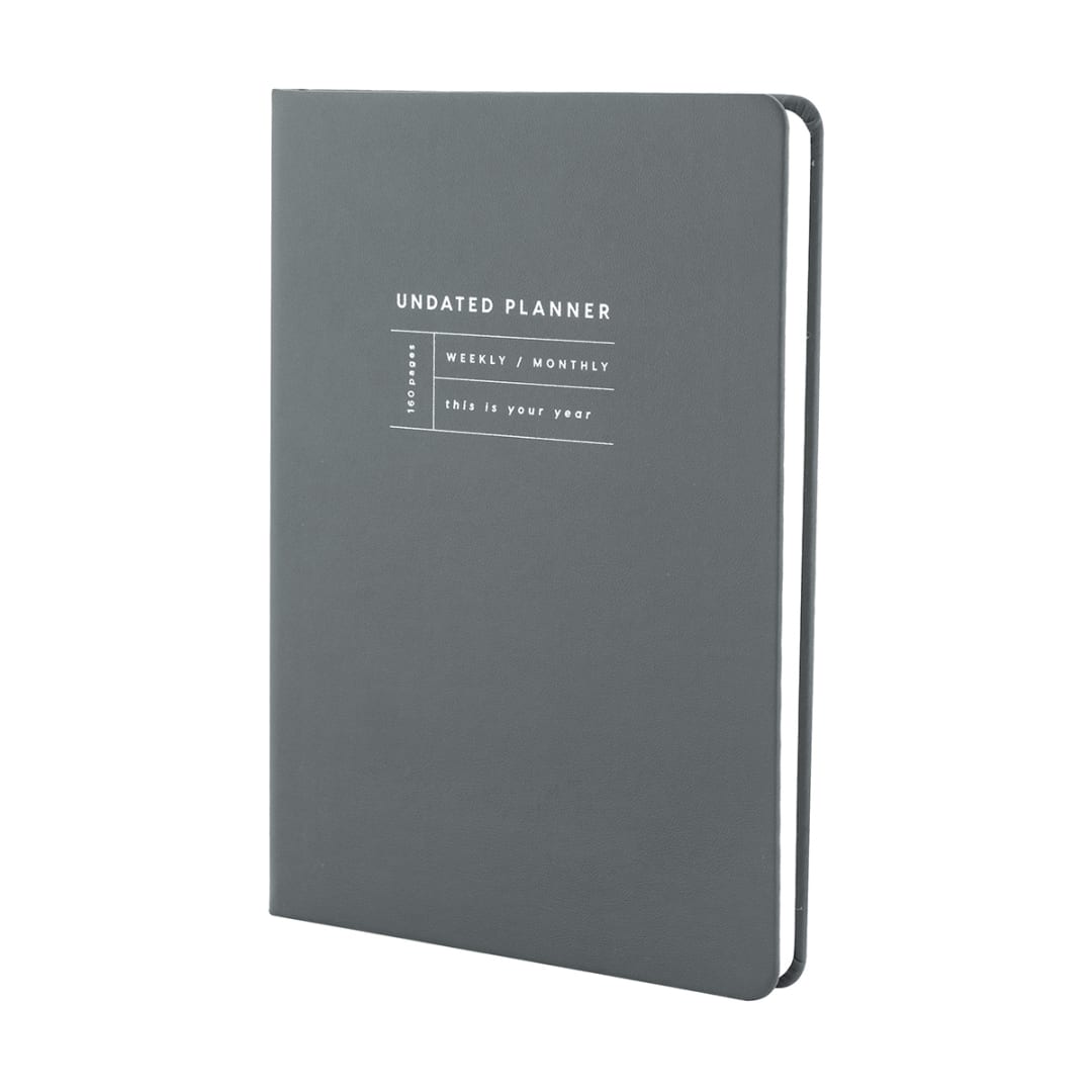 Undated Planner - Black - Kmart