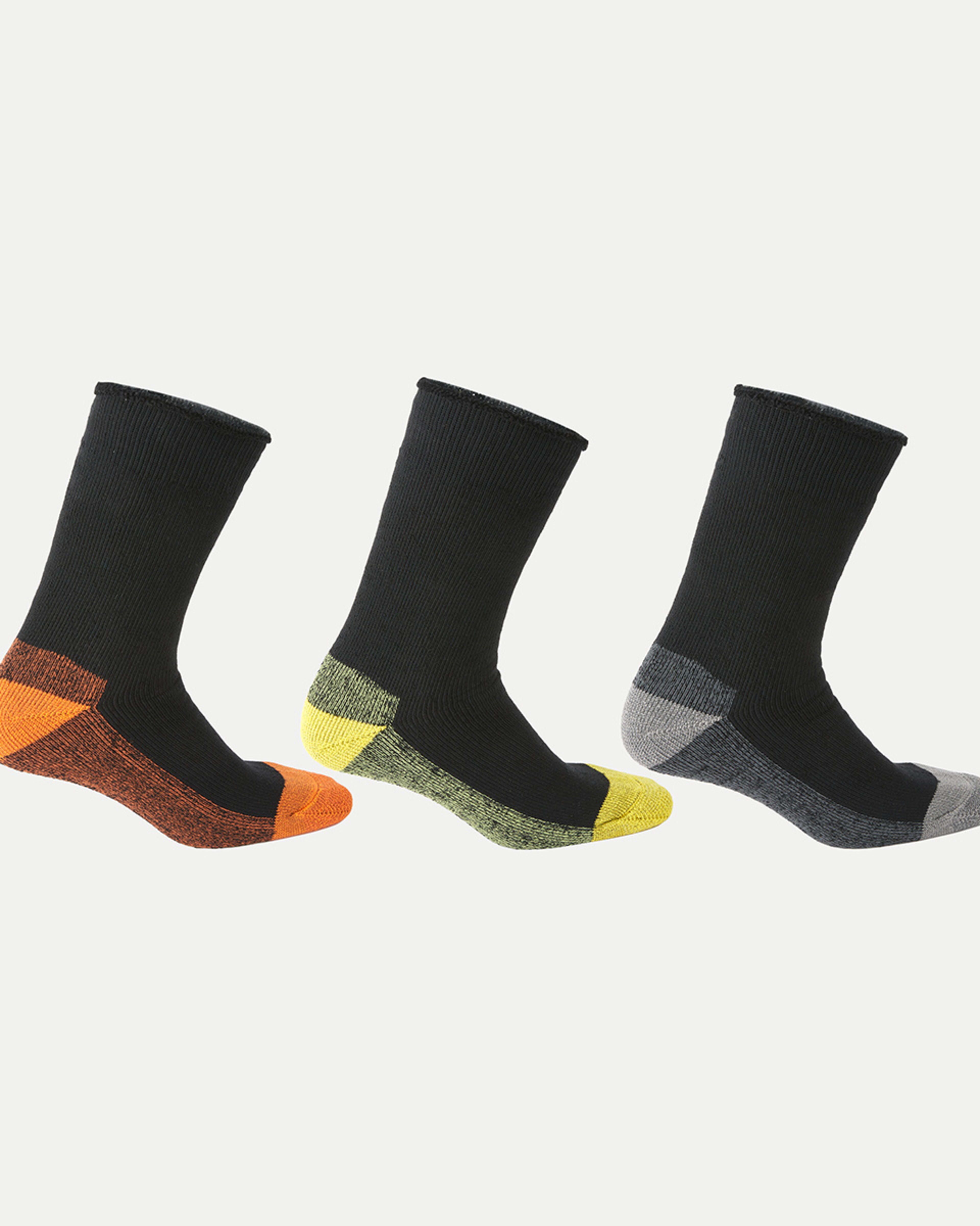 3 Pack Workwear Cotton Rich Socks - Kmart