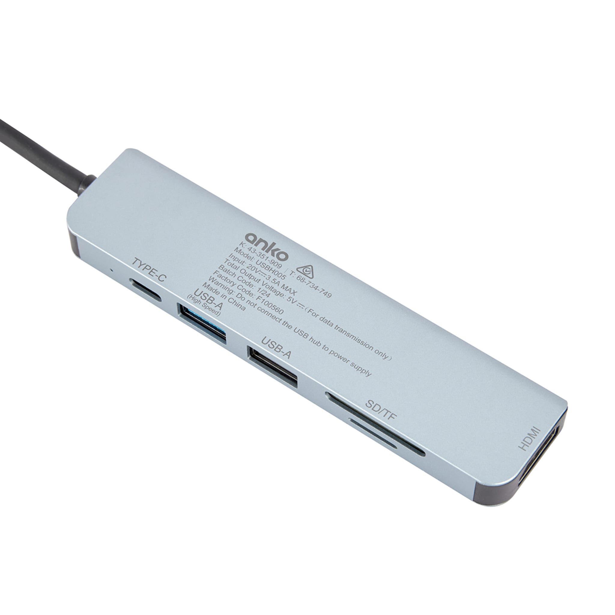 6-in-1 Type C Hub - Kmart