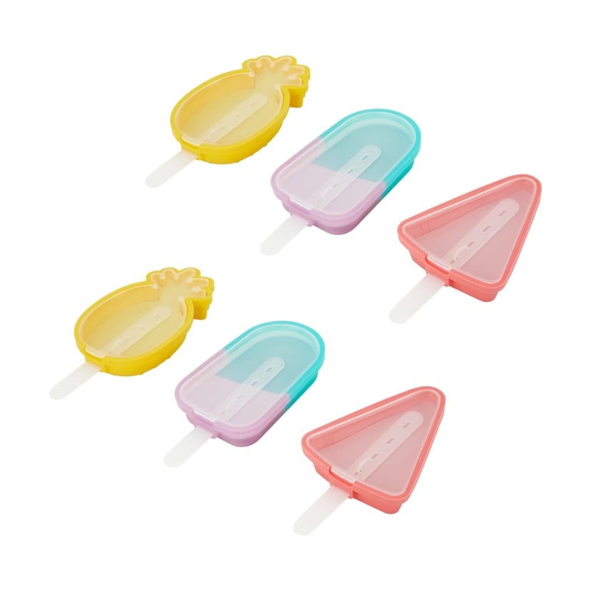 2 Pack Silicone Icy Pole Makers - Assorted - Kmart