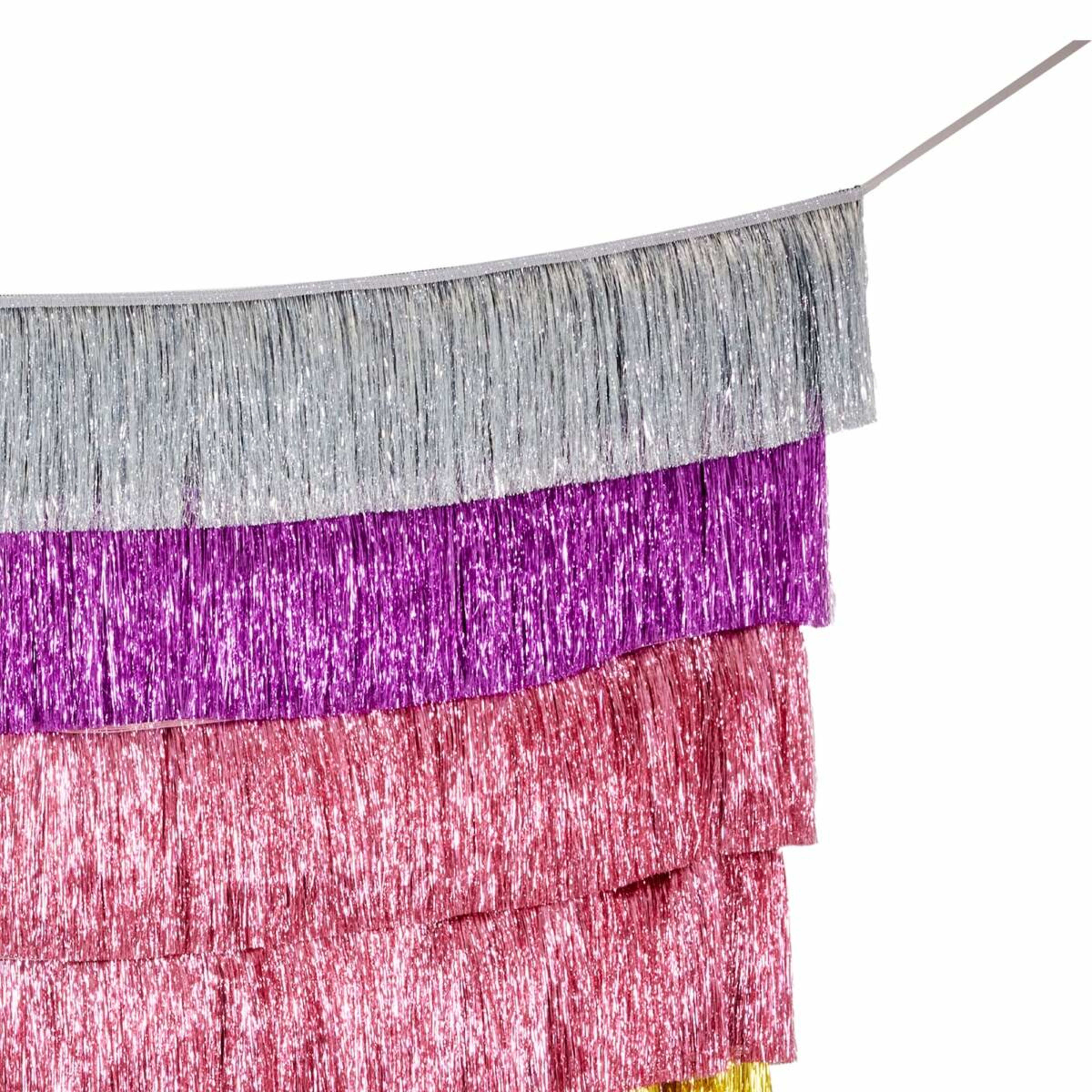 Multi-Colour Tassel Fringe Backdrop - Kmart