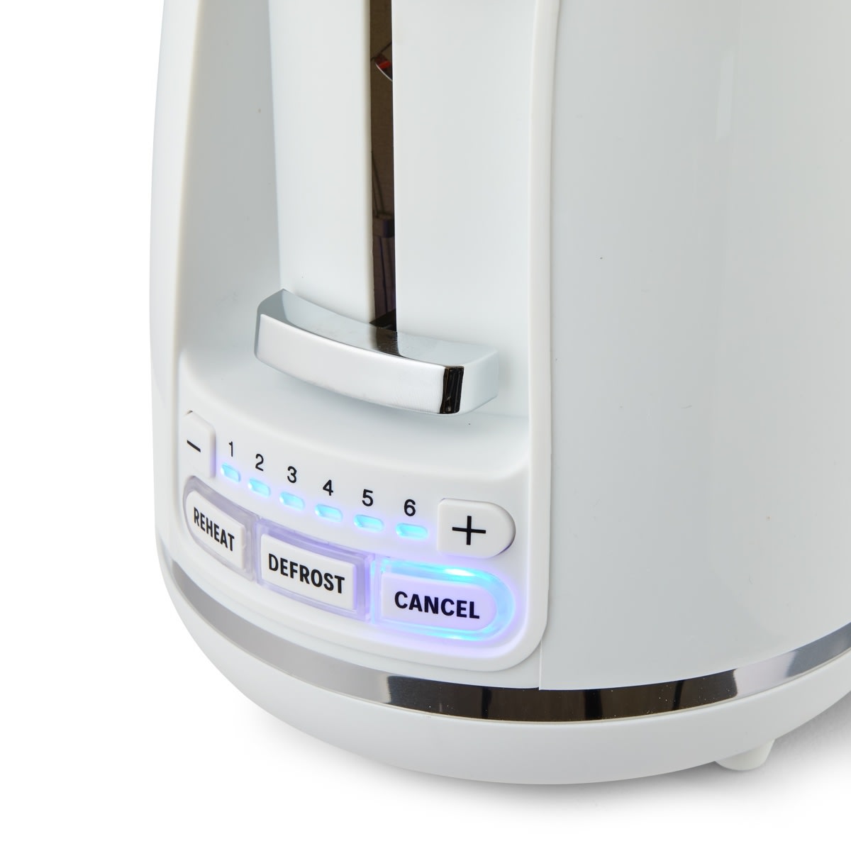 4 Slice Long Slot Toaster - White - Kmart