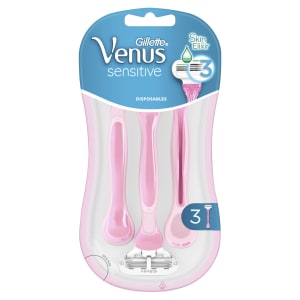 Gillette 3 Pack Venus Sensitive Disposable Razors - Kmart