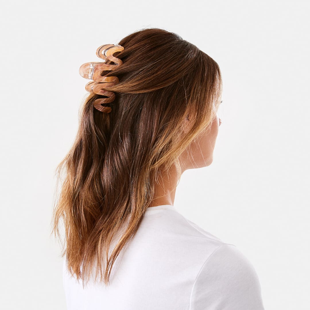 Beige Squiggle Claw Hair Clip - Kmart