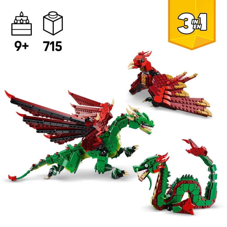 LEGO Creator Medieval Dragon 31161 - Kmart