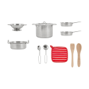 11 Piece Metal Cookware Playset - Kmart