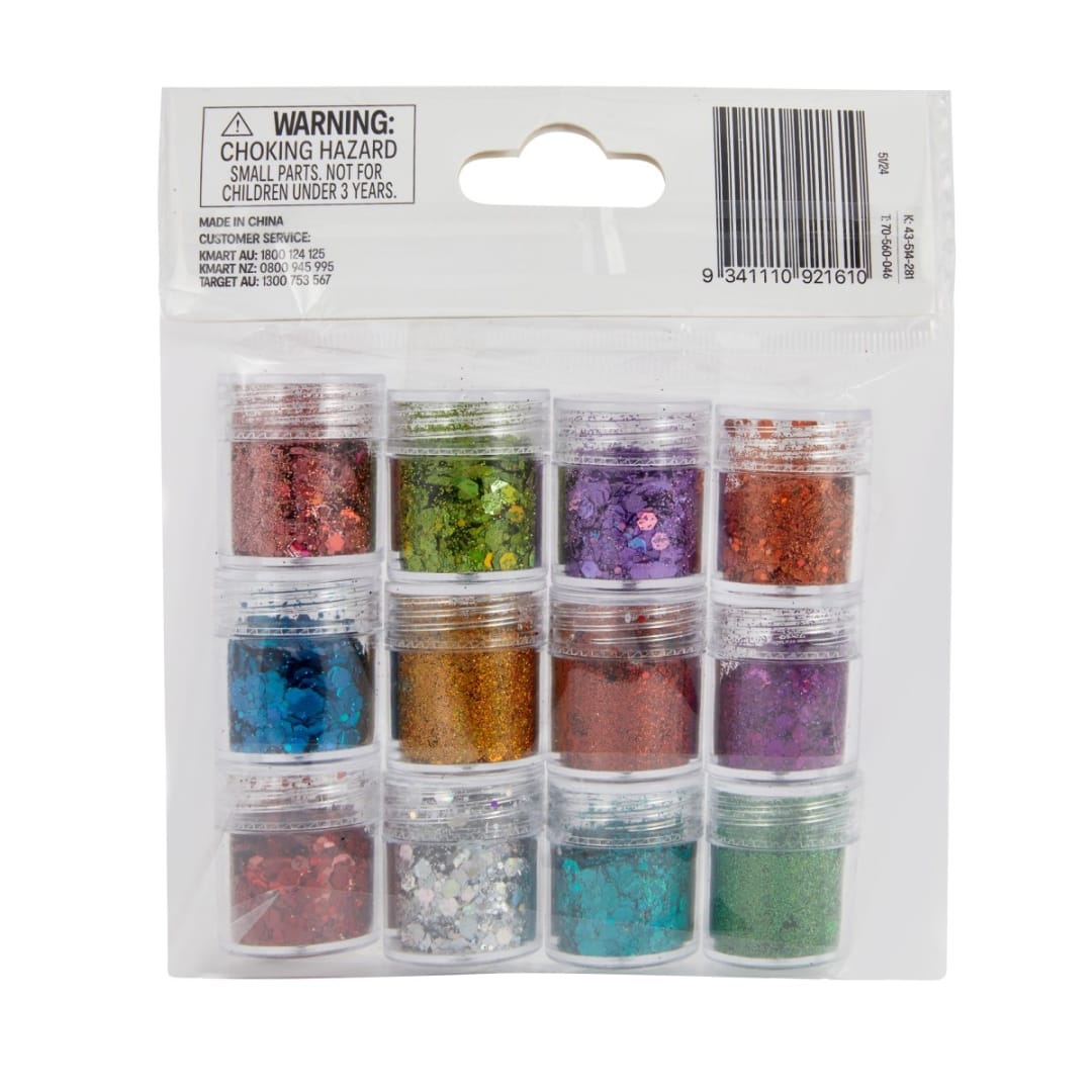 12 Piece Resin Craft Sequins - Kmart