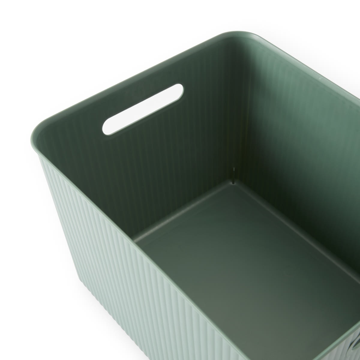 18L Ribbed Container - Green - Kmart