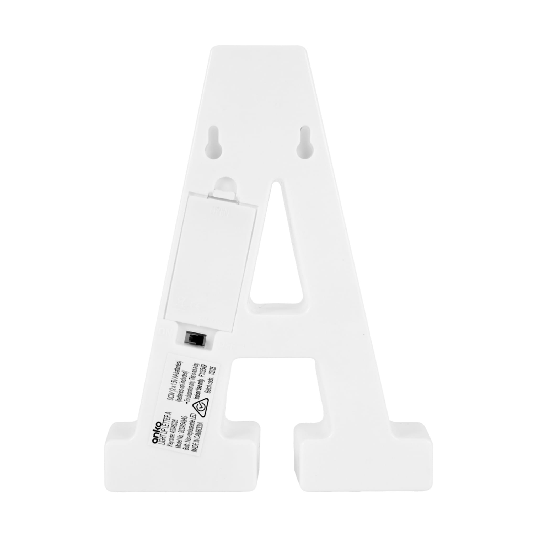 Light Up Letter - A - Kmart