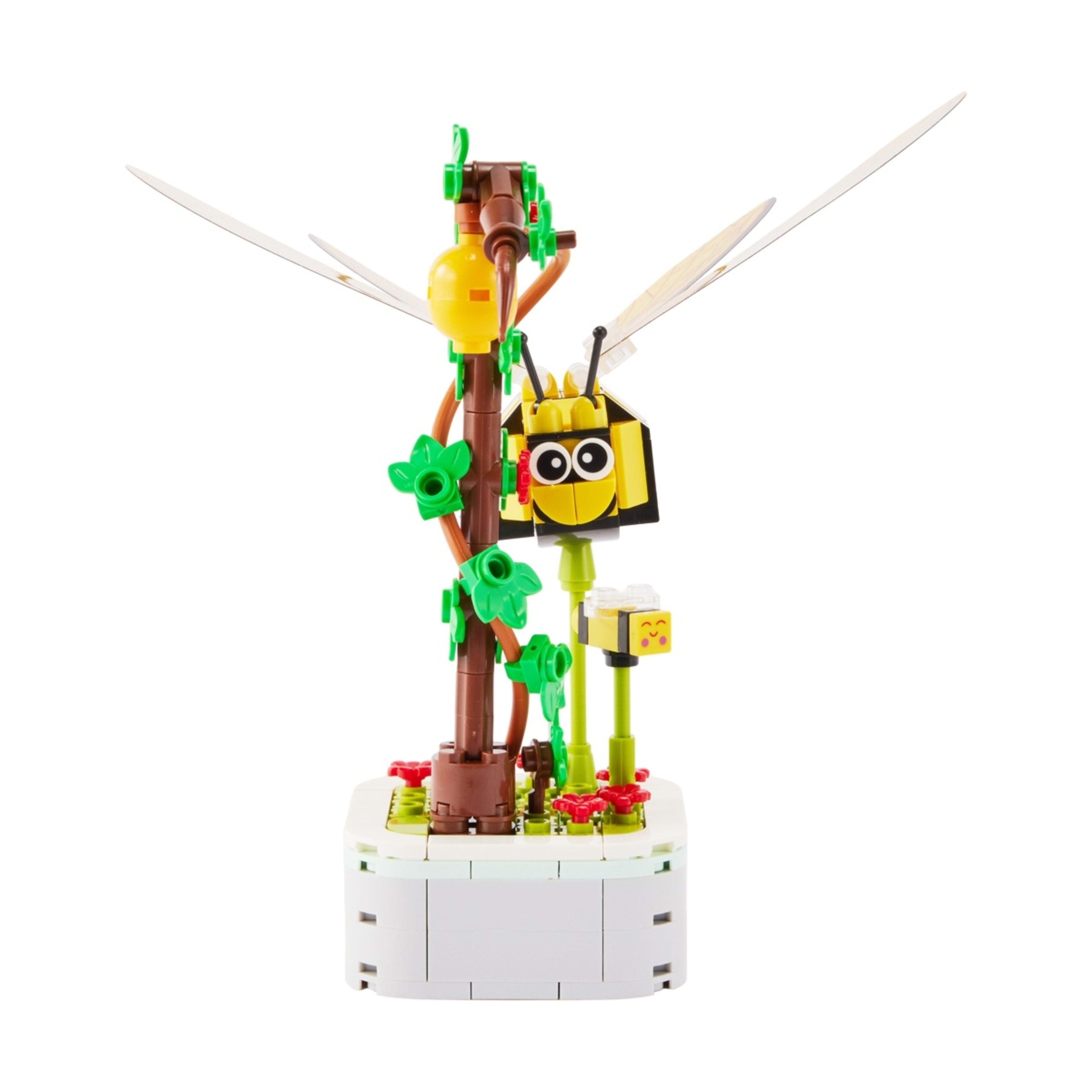Mini Blocks Flower Series: Plant with Insect - Assorted - Kmart