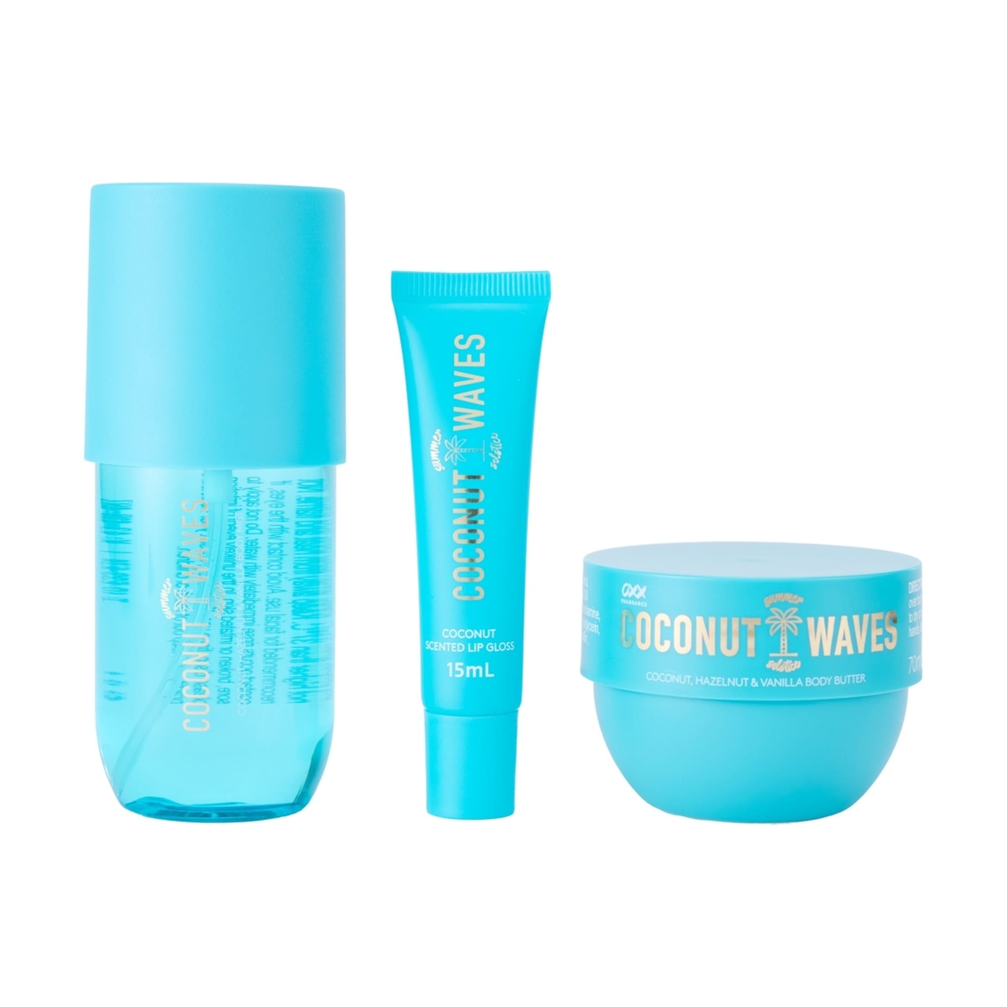 OXX Fragrance Summer Solstice Coconut Waves Mini Collection - Kmart