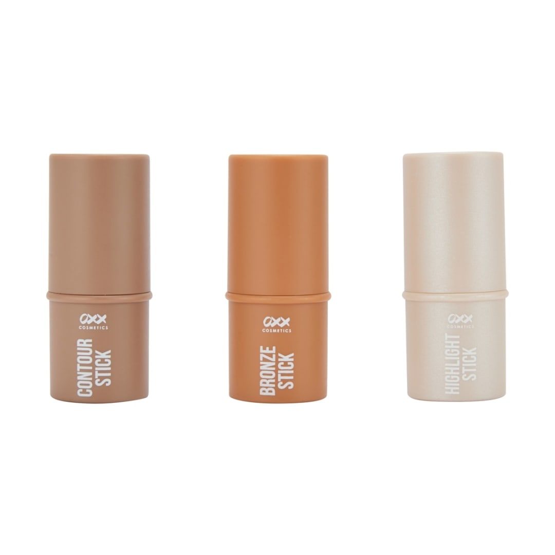OXX Cosmetics 3 Piece Mini Contour Kit - Latte, Champagne and Caramel ...