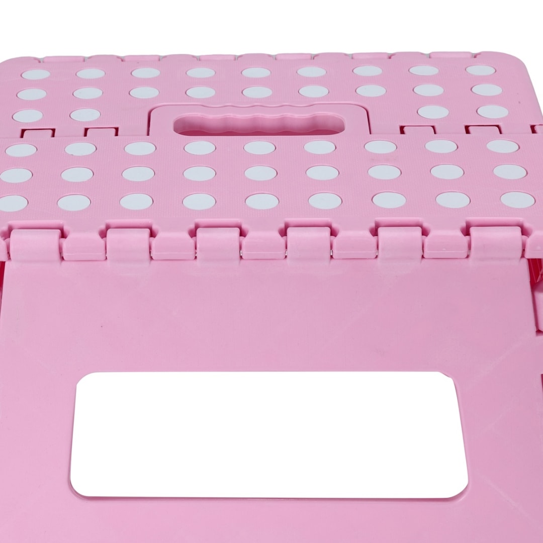 Folding Step Stool - Pink - Kmart NZ