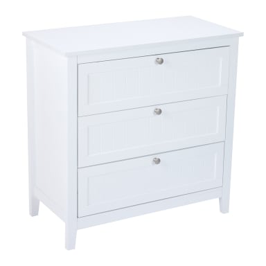 Hamptons 3 Drawer Chest - Kmart