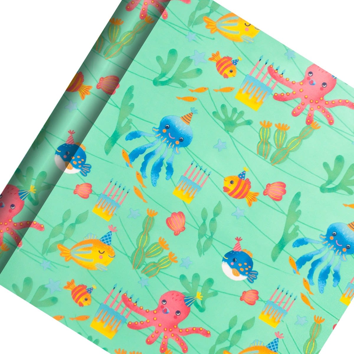 Creative Publishing by Hallmark Gift Wrap Roll - Sea Party! - Kmart