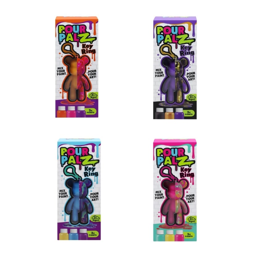 Pour PalZ Mini Bear Keyring - Assorted - Kmart