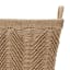 Rectangle Herringbone Paper Rope Basket - Natural - Kmart