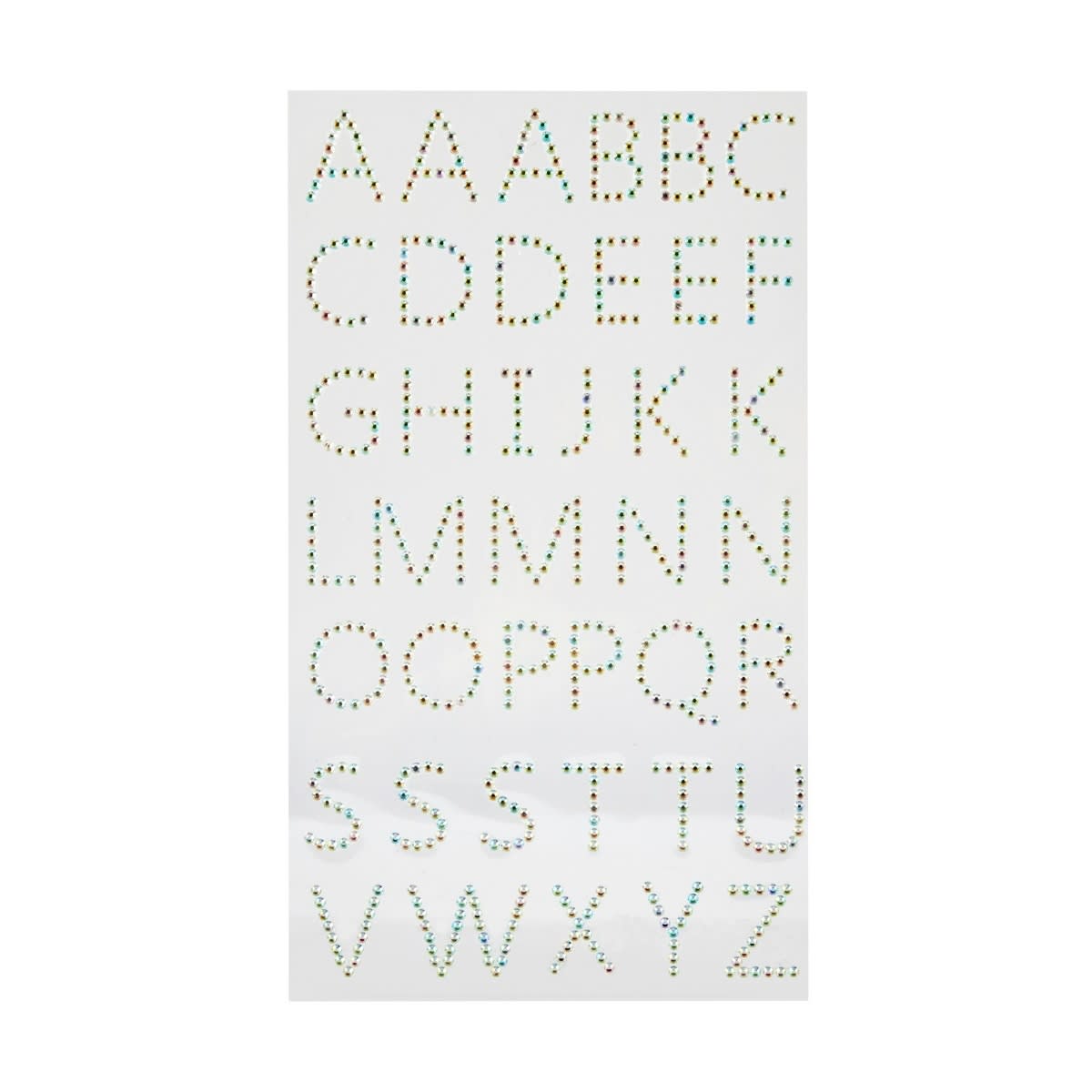 42 Piece Bling Stickers - Alphabets - Kmart