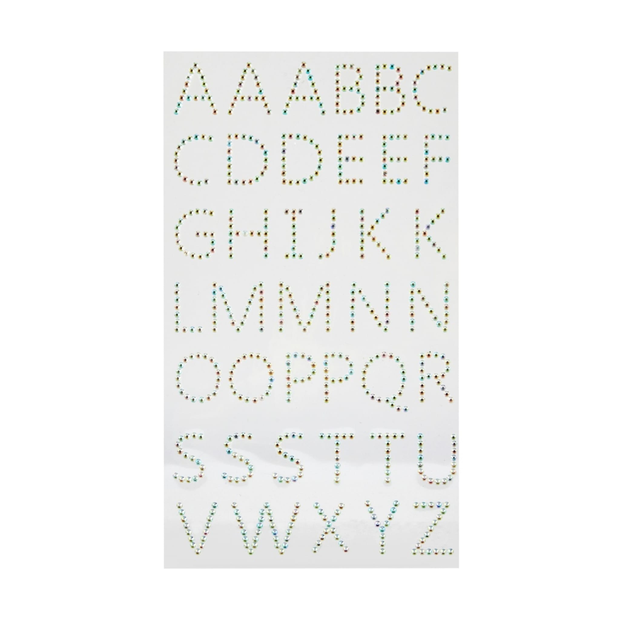 42 Piece Bling Stickers - Alphabets - Kmart