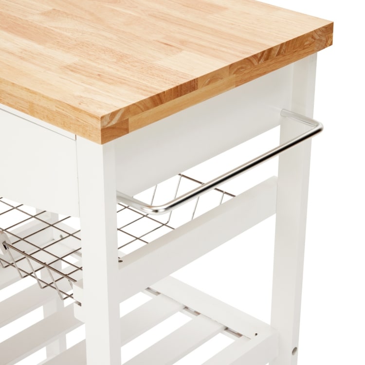 White Kitchen Trolley - Kmart