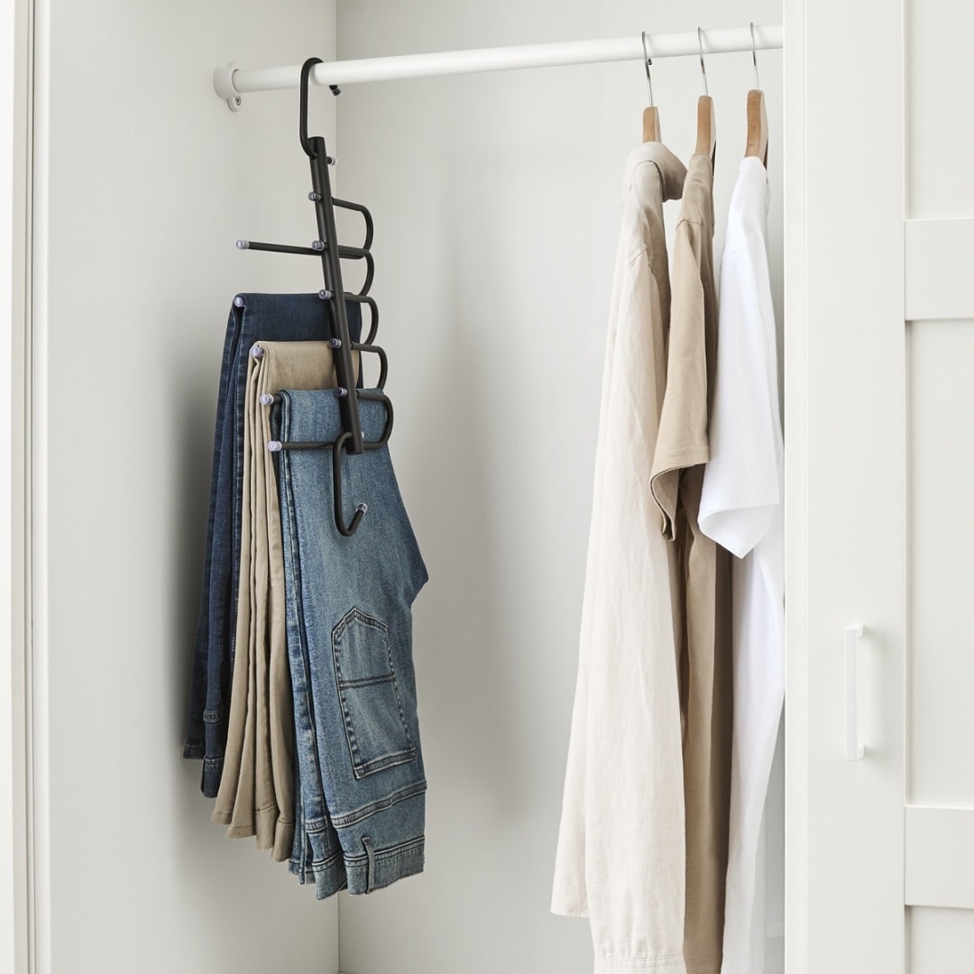 5 Tier Collapsible Pant Hanger - Kmart