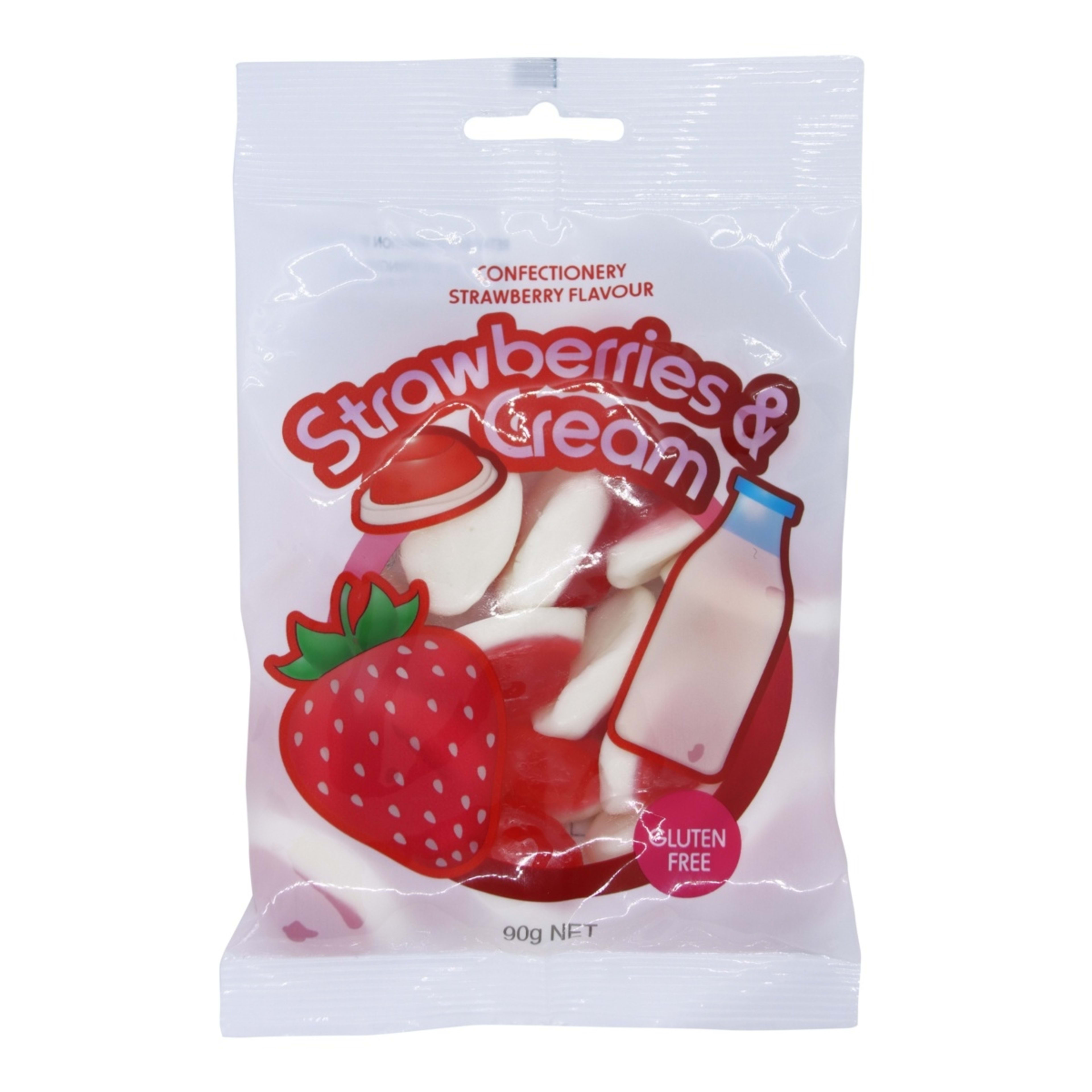 Strawberries & Cream Confectionery 90g - Kmart