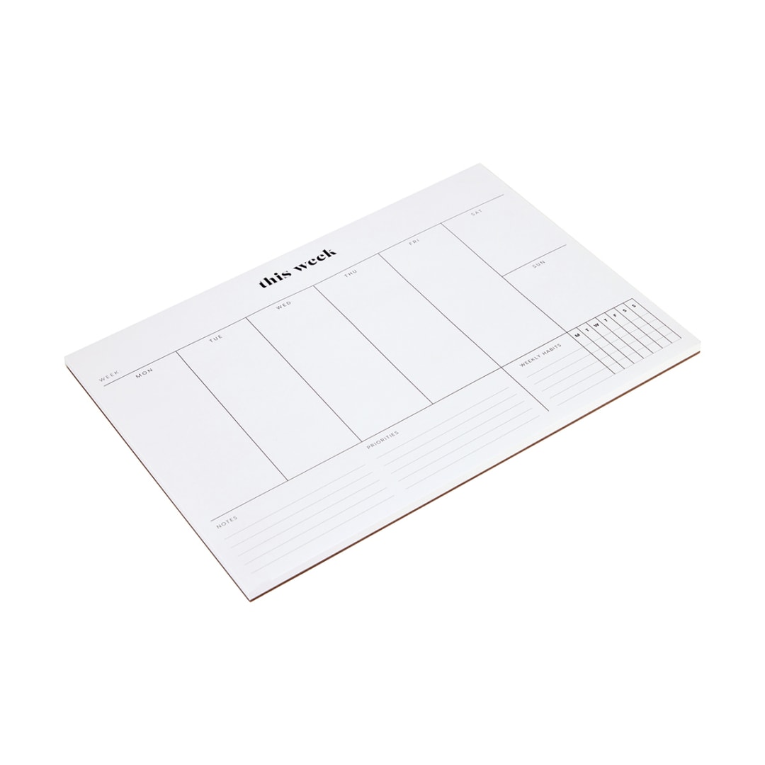 Weekly Desk Pad - Kmart