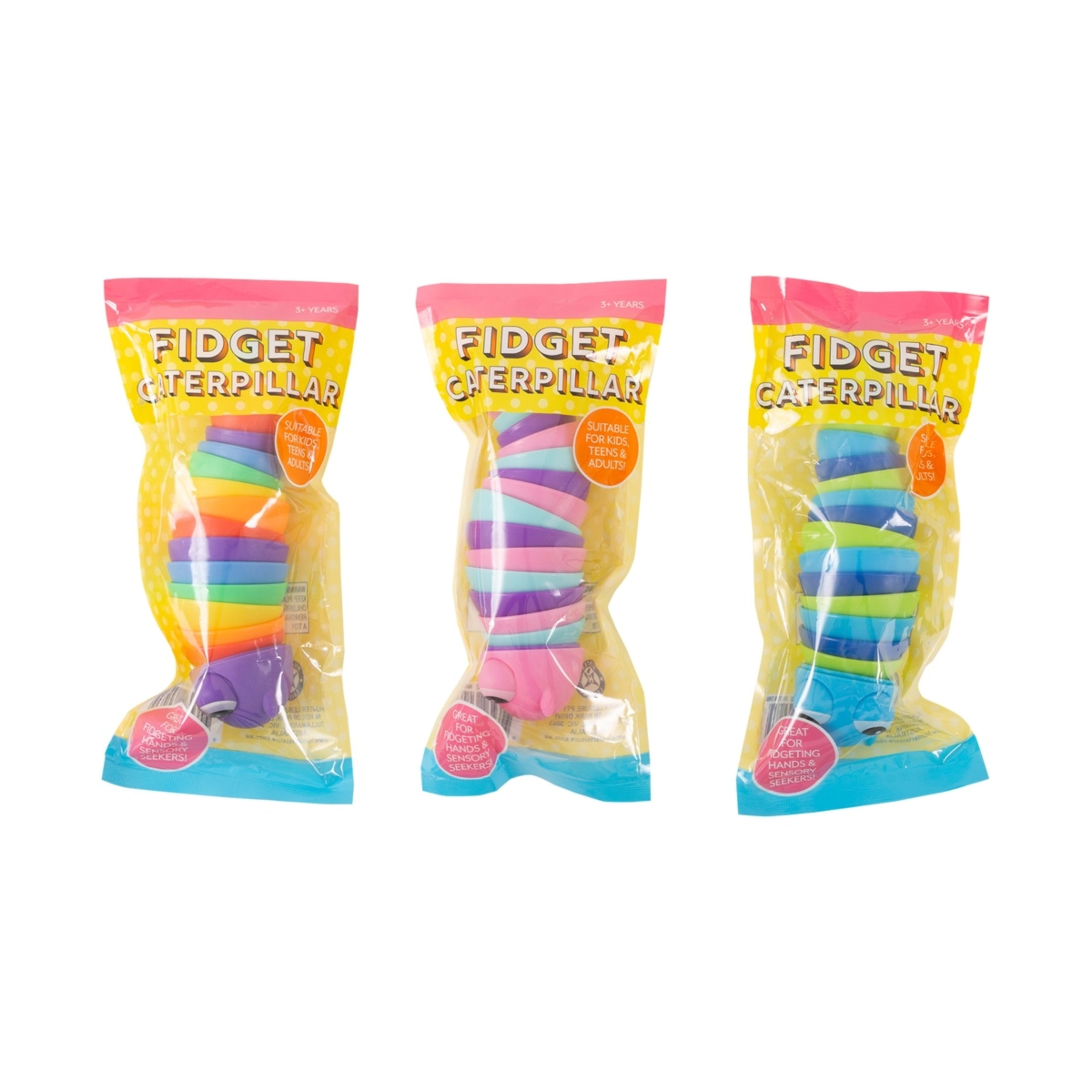 Fidget Caterpillar - Assorted - Kmart