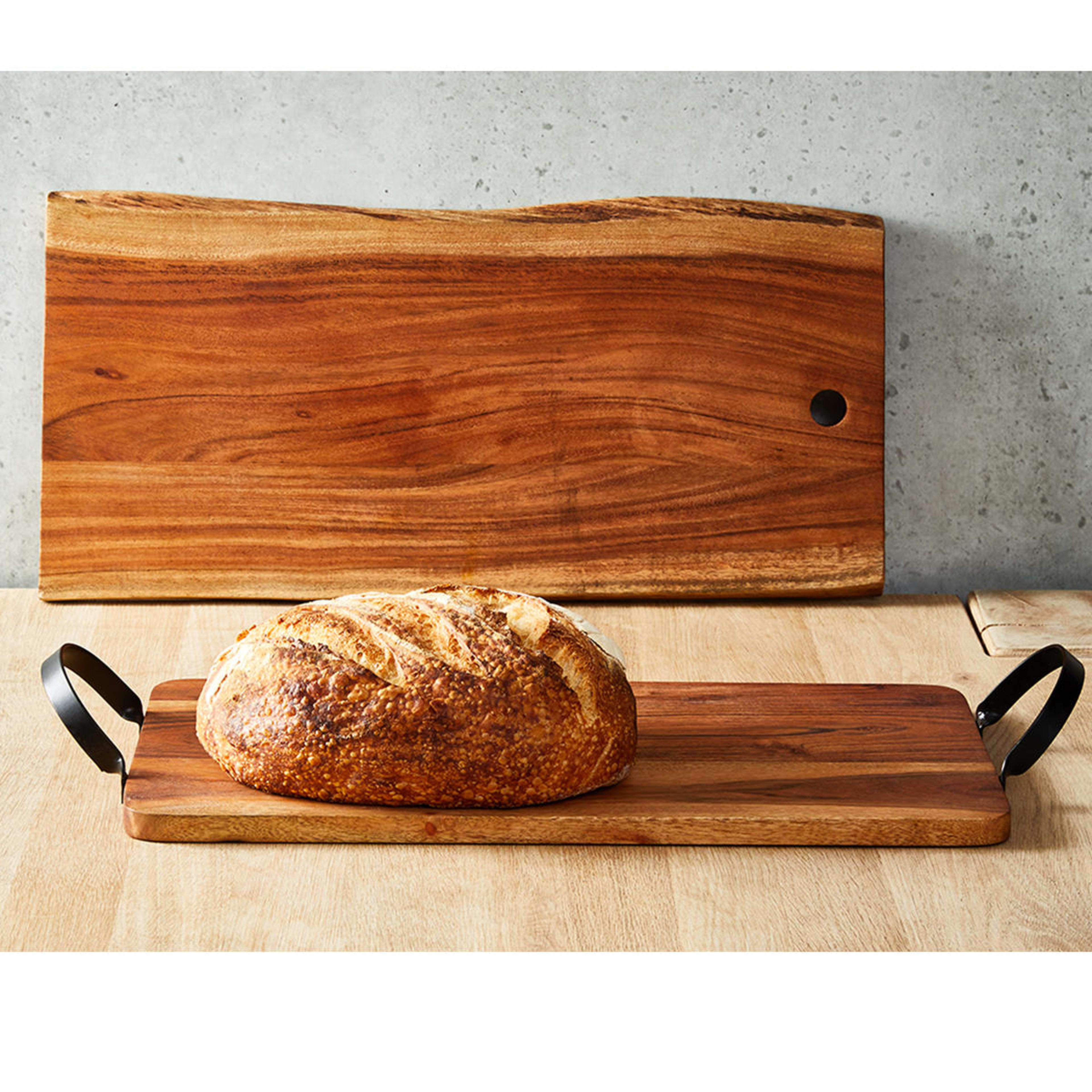 Wooden Serving Board with Handles - Kmart