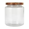 3L Glass Jar with Wood Lid - Kmart