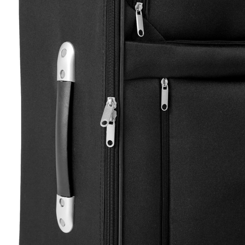 72cm 2 Wheels Basic Soft Case - Black - Kmart NZ