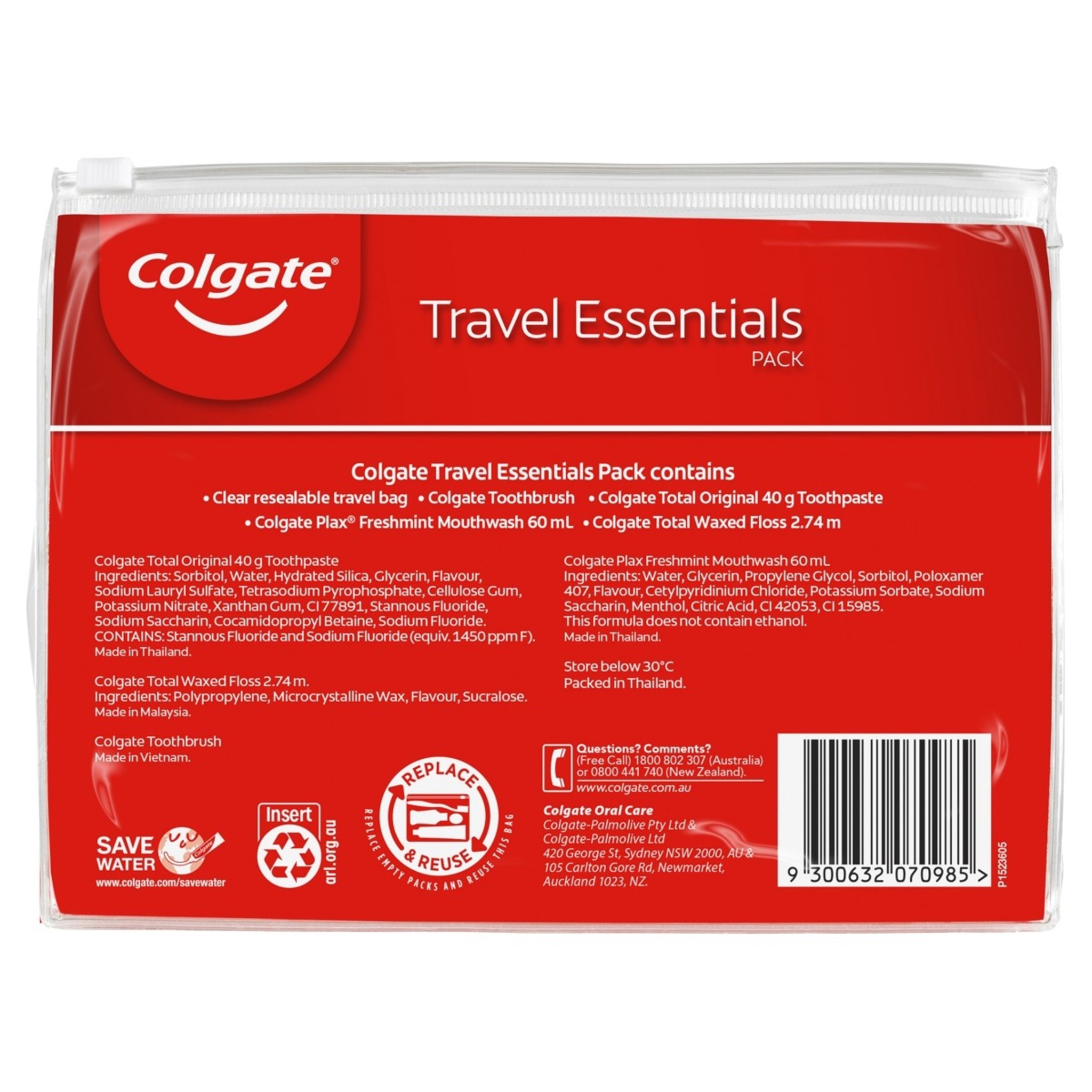 Colgate Travel Essentials Pack - Kmart NZ