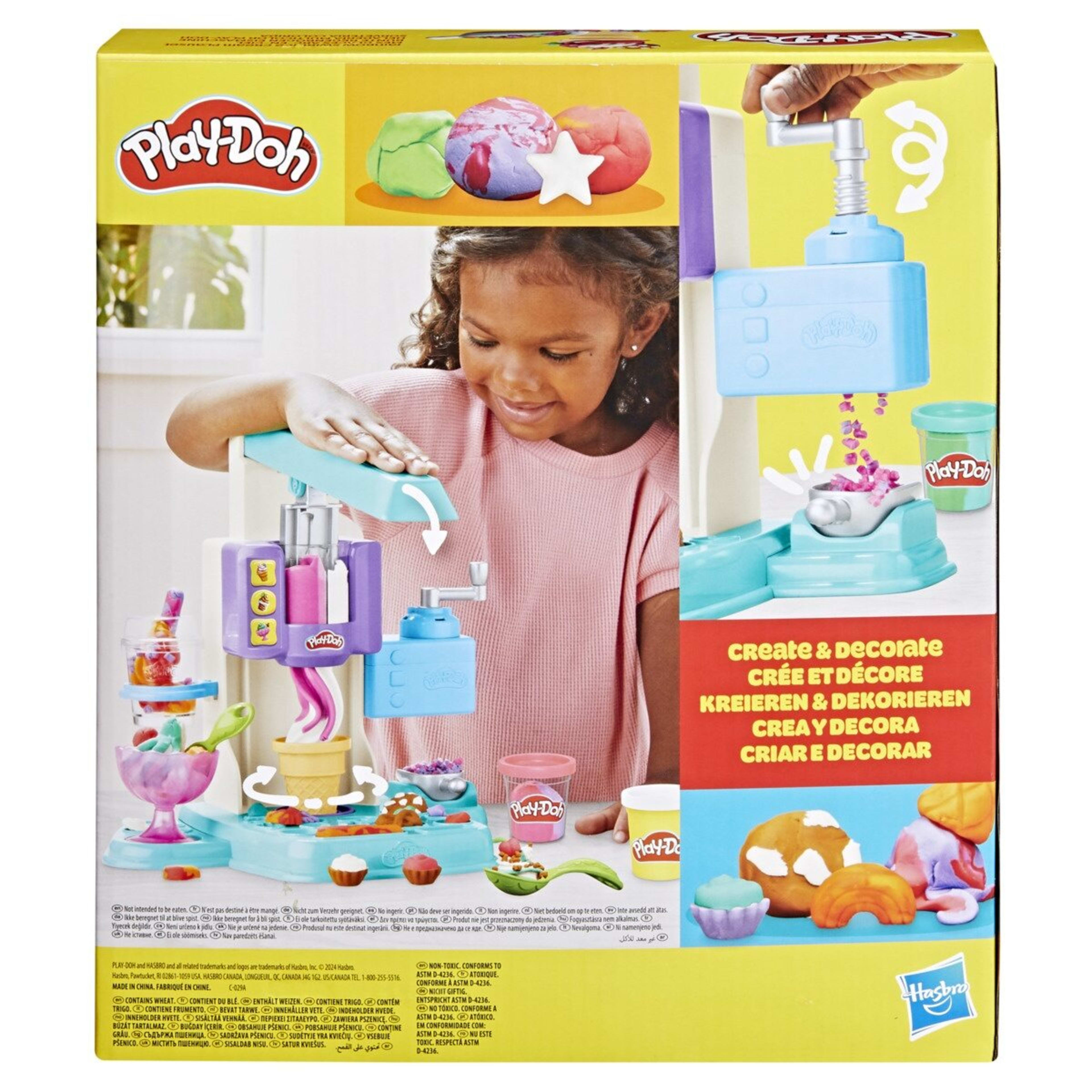 Play-Doh Rainbow Swirl Ice Cream Playset - Kmart