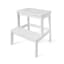 Panelled Step Stool - White - Kmart