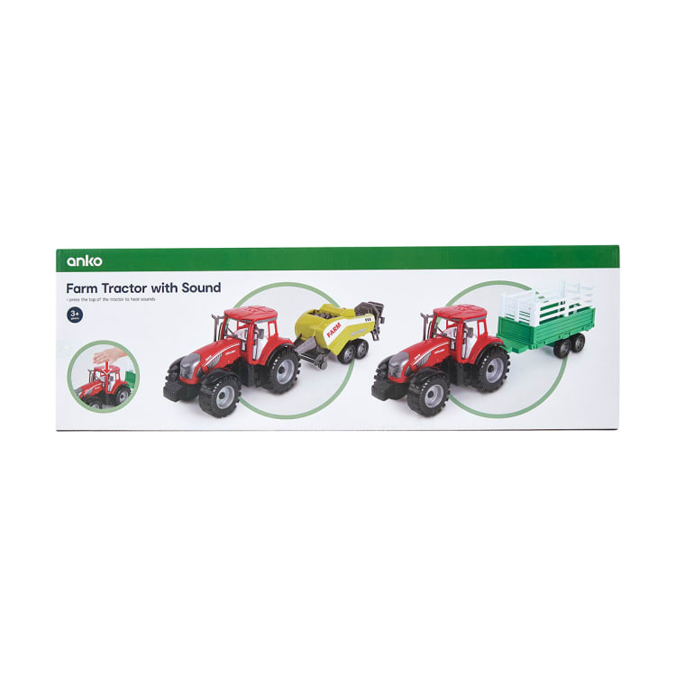 Farm Tractor with Sound - Assorted - Kmart