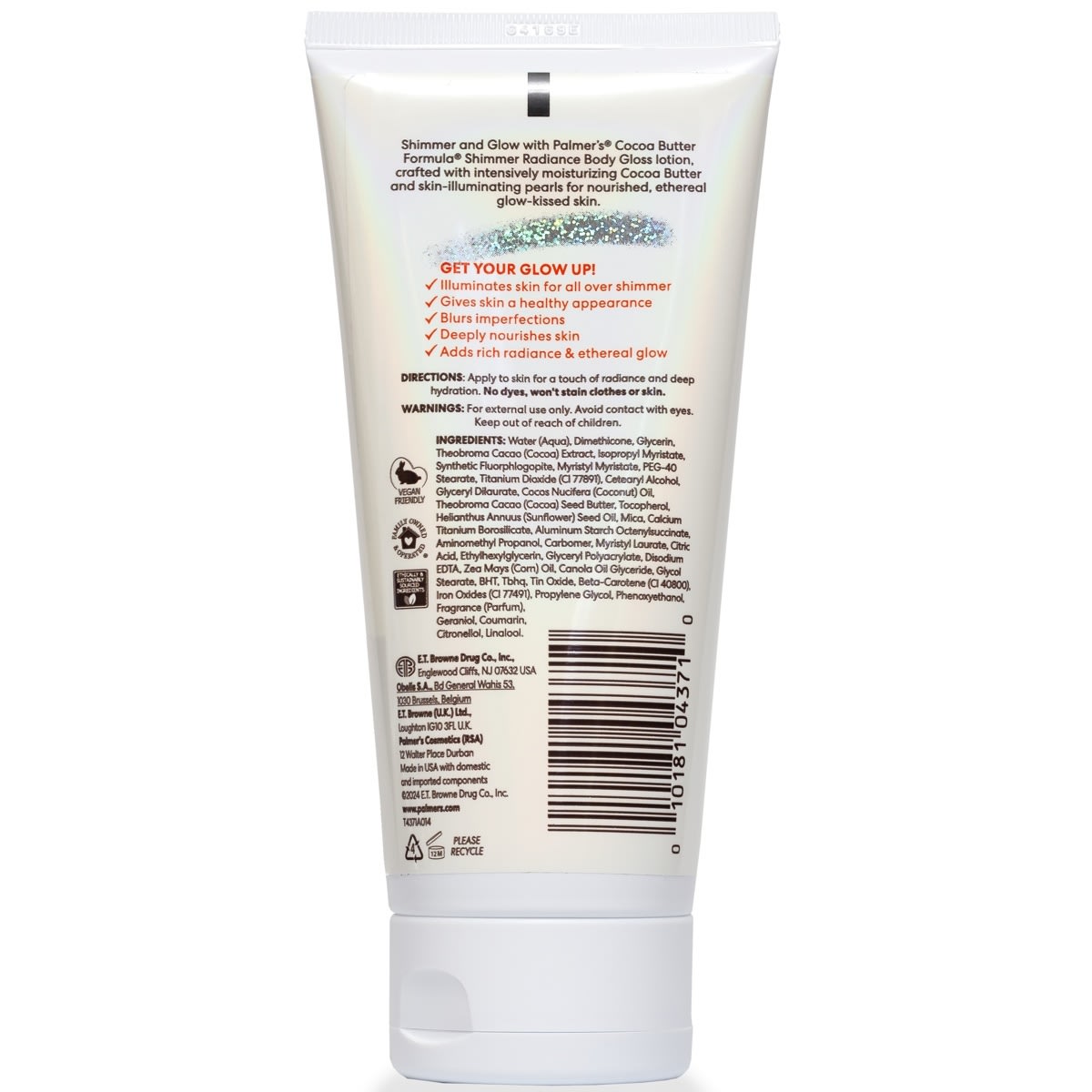 Palmer's Cocoa Butter Shimmer Radiance Body Gloss 155ml - Vitamin E - Kmart