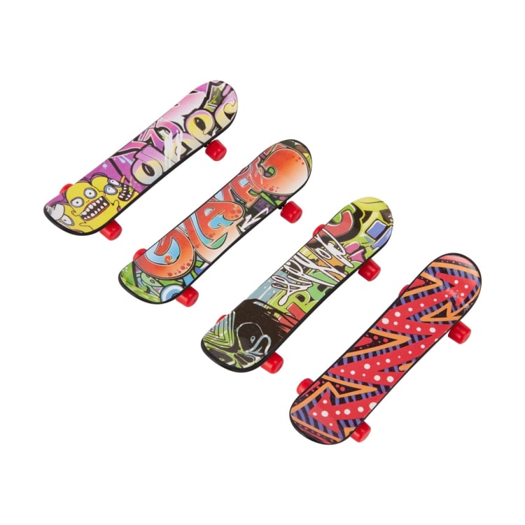 4 Piece Mini Skateboards - Kmart