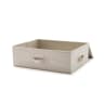 Linen Look Underbed Storage Box - Beige - Kmart
