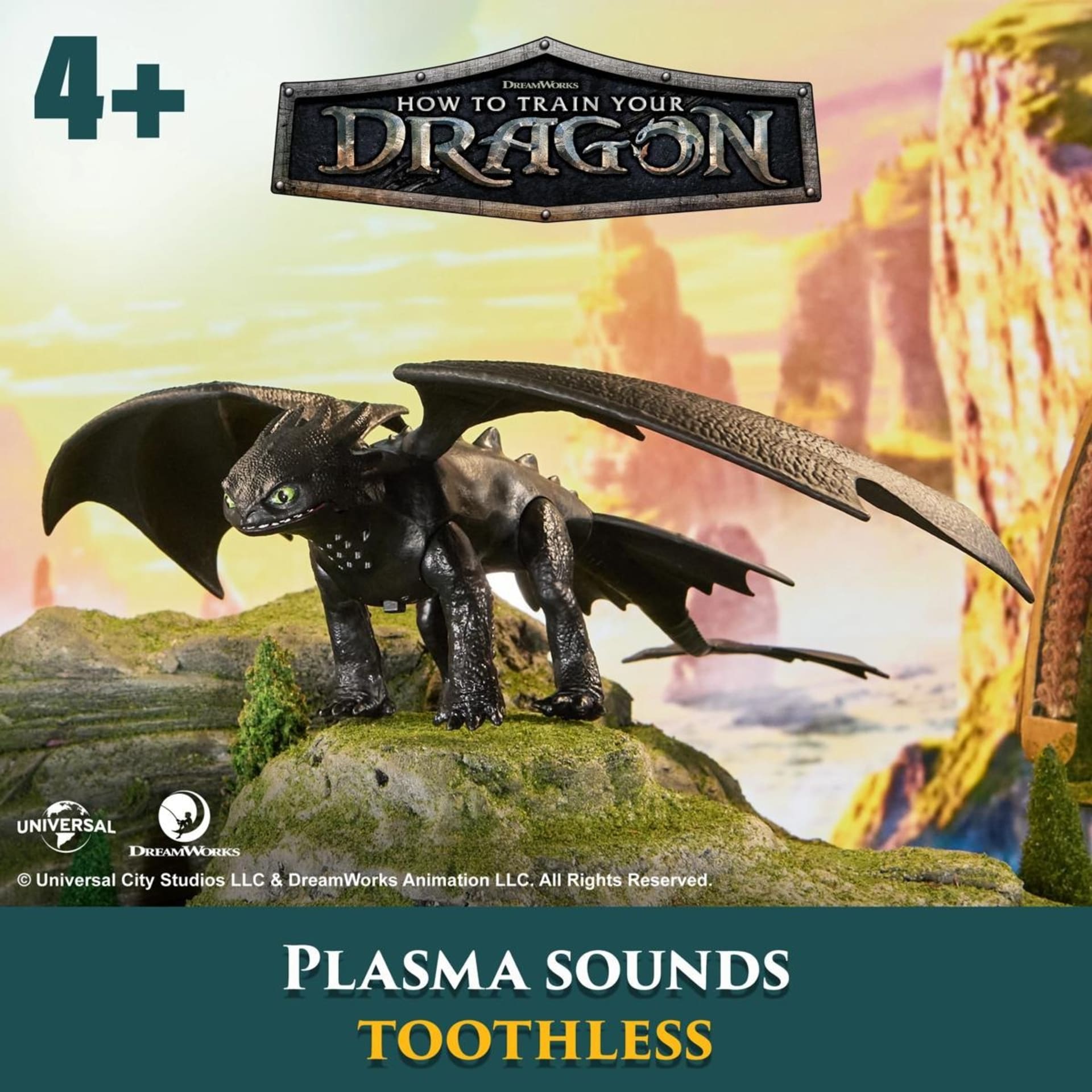 How To Train Your Dragon Battle Dragons: Plasma Sounds Toothless Action ...
