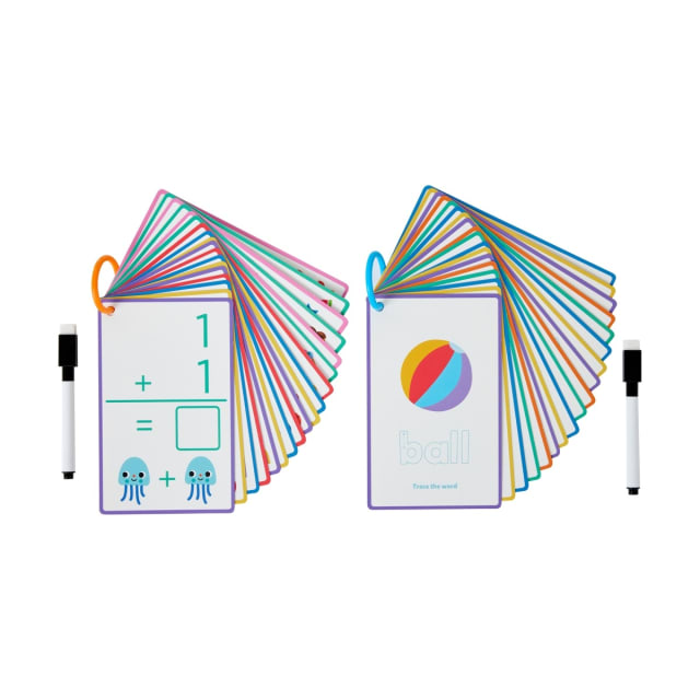 Wipe-Clean Flash Cards - Assorted - Kmart